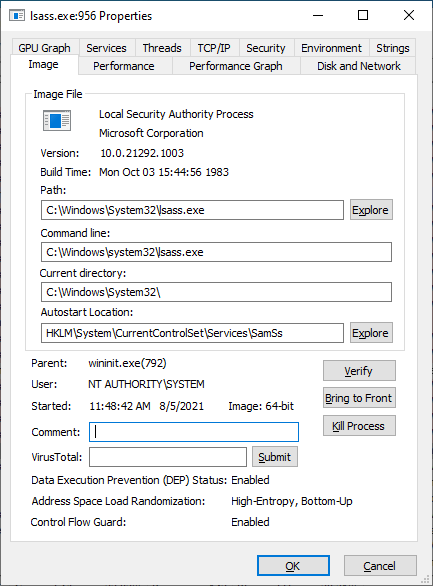 A Bit About the Local Security Authority